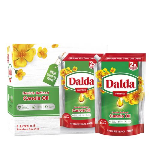 Dalda Canola Oil 1Ltr Stand-up Pouch - Gulfood 2026