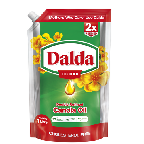 Dalda Canola Oil 1Ltr Stand-up Pouch - Gulfood 2026