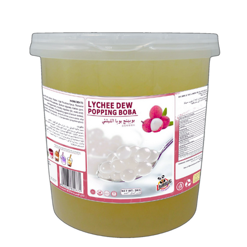 Lychee Popping Boba 3kg - Gulfood 2026